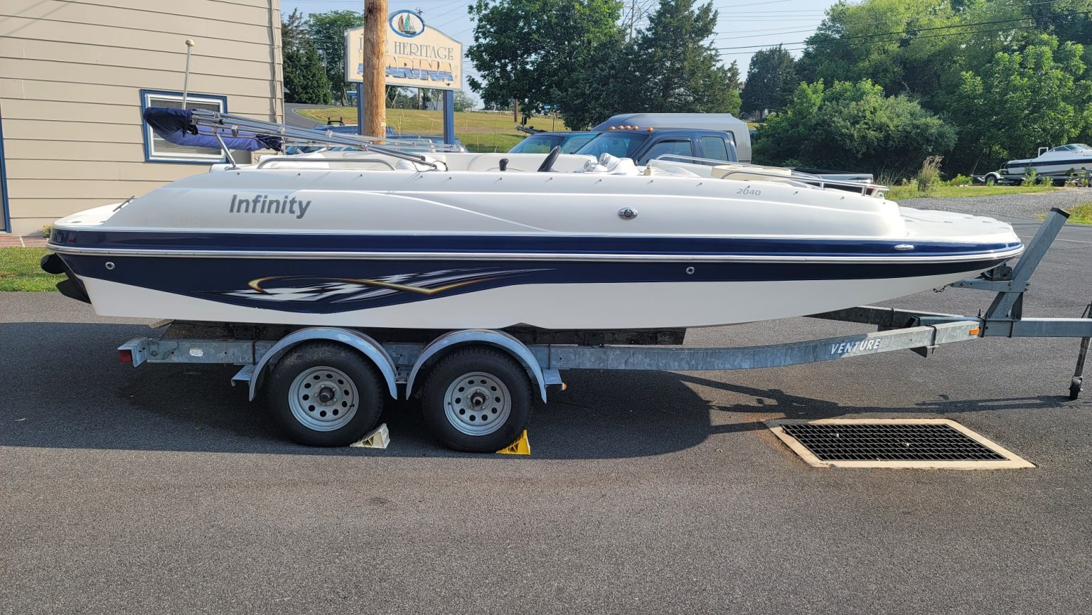 SOLD 2004 INFINITY 2040 DECK BOAT – Gettysburg Marine Center